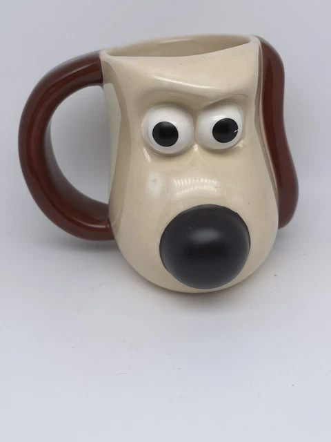 WALLACE & GROMIT Mug PG Tips Heat Colour Changing Nose 2005 collectable ...