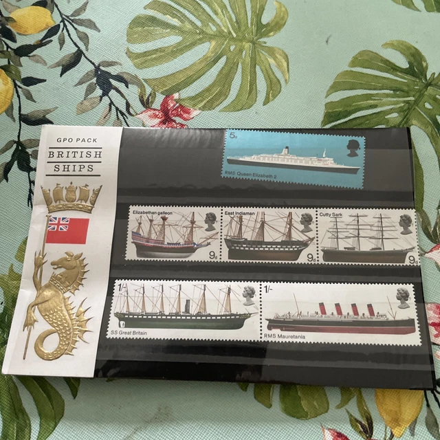 GB QE2 1969 British Ships GPO Presentation Pack No.5 royal mail mint ...