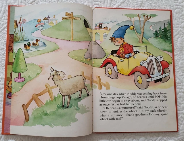 NODDY AND THE RUNAWAY WHEEL ~ ENID BLYTON ~ Illustrated by WINK 1983 ...