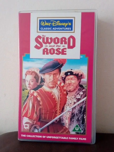 THE SWORD AND the Rose (VHS) WALT DISNEY Clasic Adventures Video Tape ...