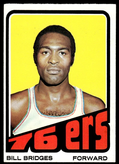1972-73 TOPPS BILL Bridges ensemble break Philadelphia 76ers #17 EUR 4 ...