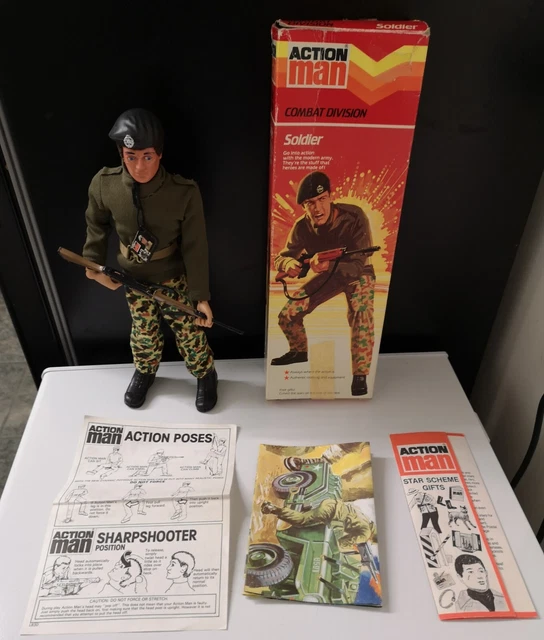 VINTAGE ACTION MAN Combat Division Soldier Boxed 1980's £265.00 ...