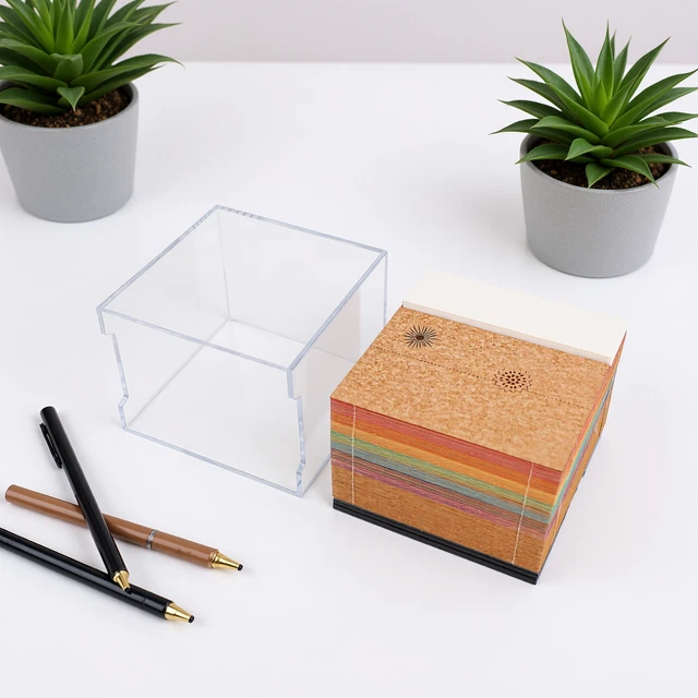 3D 2026 CALENDAR Memo Pad With LED Light - Tree Paper Carving Tear-Away ...