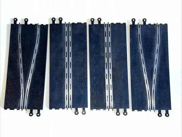 VINTAGE SCALEXTRIC CLASSIC Long Chicane Track Pieces X4 Untested £5.99 ...