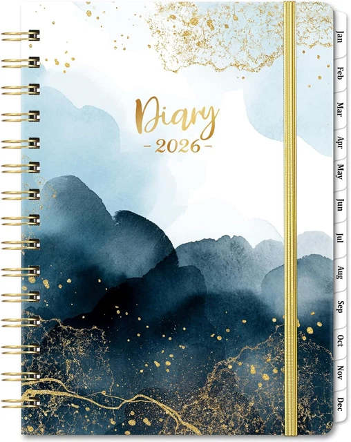 2026 DIARY A5 Diary 2026 Week to View from January December 2026 Blue ...