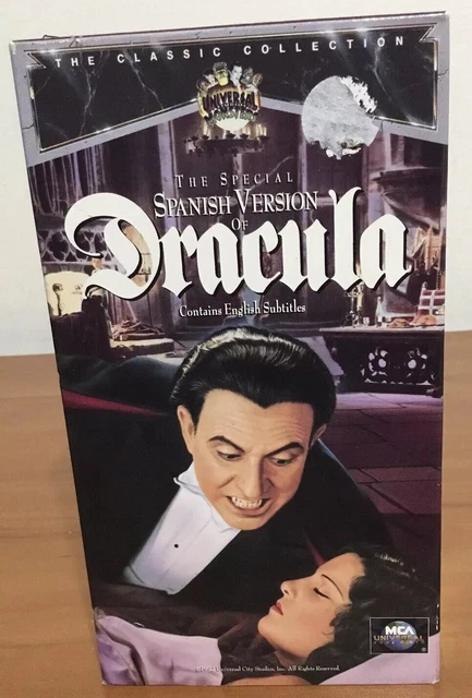 THE SPECIAL SPANISH Version of Dracula VHS Universal Monsters 1931 Horror £19.28 - PicClick UK
