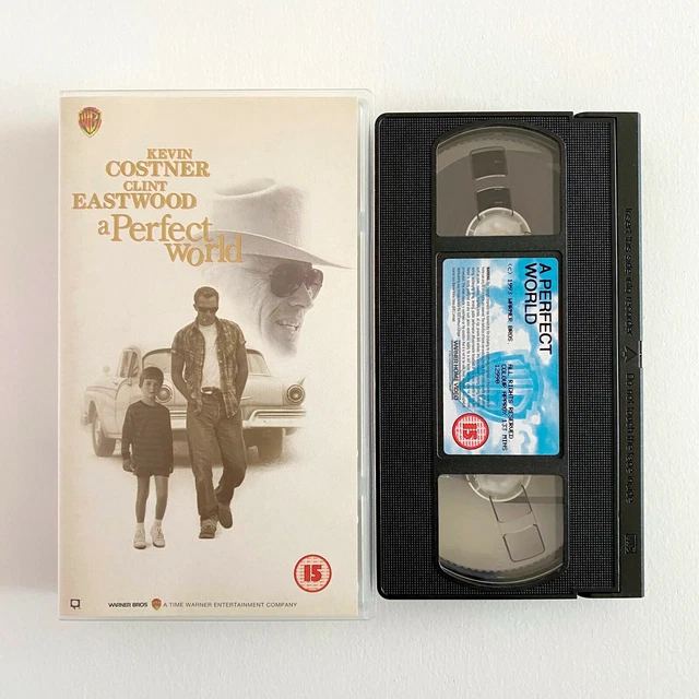 A PERFECT WORLD (VHS) Kevin Costner Clint Eastwood Laura Dern Lennie ...