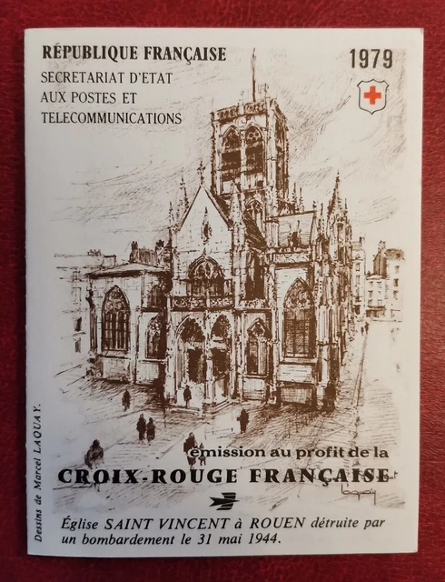 TIMBRE FRANCE CARNET croix rouge 1979 oblitération 1er jour lot M150 EUR 1,50 - PicClick FR