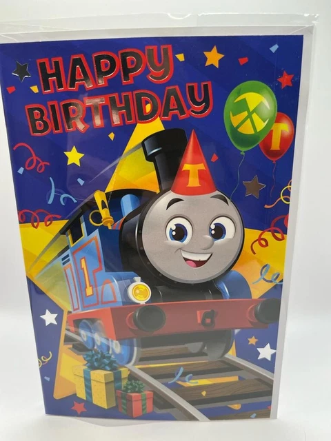 THOMAS THE TANK Engine Happy Birthday Greeting Card £2.05 - PicClick UK