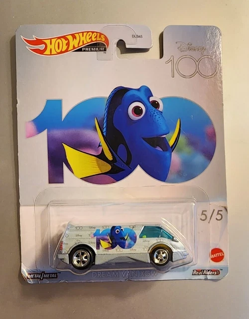 HOT WHEELS PREMIUM Disney 100th Anniversary Dory Dream Van XGW Real ...