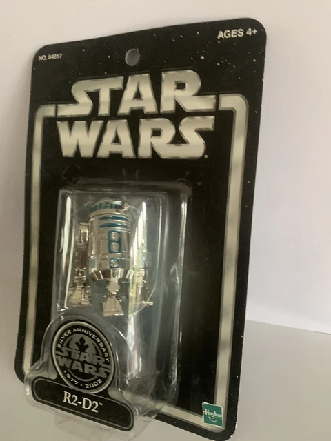 STAR WARS SILVER R2-D2 Limited edition 25th Anniversary figure Carded ...