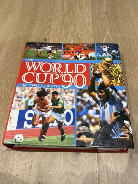 COMPLETE ORBIS FOOTBALL World Cup Italia 90 Sticker Album All Pages ...