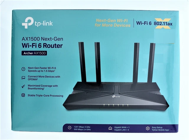 TP LINK AX1500 Next Gen WiFi 6 Router $55.19 - PicClick