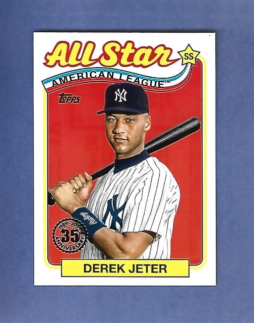 DEREK JETER_2024 TOPPS Serie Due Carte_All-Star_1989 Design_Yankees ...