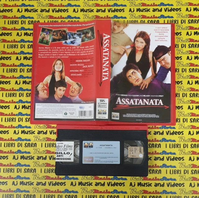 VHS FILM ASSATANATA jason biggs steve zahn jack black amanda peet ...