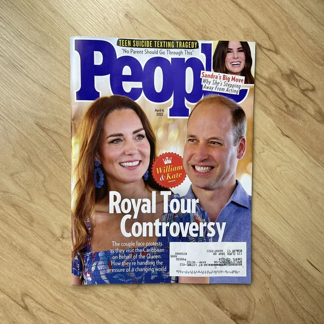 PEOPLE MAGAZINE PRINZ William Kate Middleton Sandra Bullock Doja 4 ...