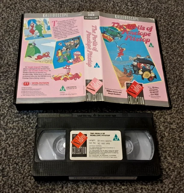 THE PERILS OF Penelope Pitstop Hanna Barbera Vhs Video Kids Children £ ...