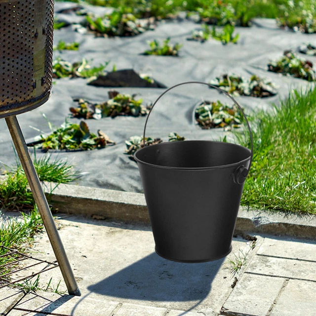 2 PZ SECCHIO grasso metallico secchio olio barbecue griglia secchio ...