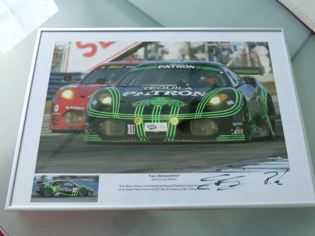 PETRON FERRARI 430 GT 12h SEBRING signiert, gerahmt, SCOTT SHARP, D ...