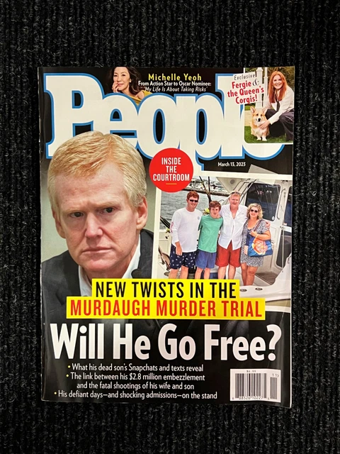 PEOPLE MAGAZINE - Alex Murdaugh, Michelle Yeoh, Sarah Ferguson - March ...