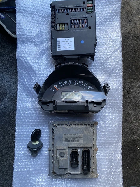 SMART CAR 450 FORTWO CABRIO 700cc COMPLETE ENGINE ECU KIT SAM UNIT ...