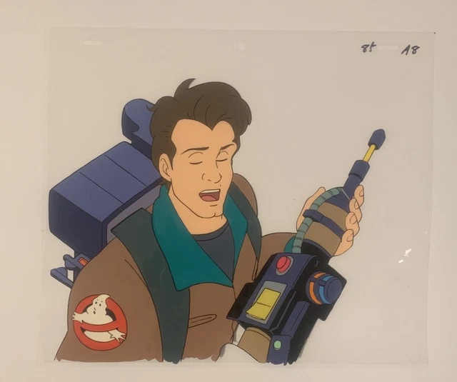 THE REAL GHOSTBUSTERS animation cel and Drawing Peter Venkman £96.24 ...