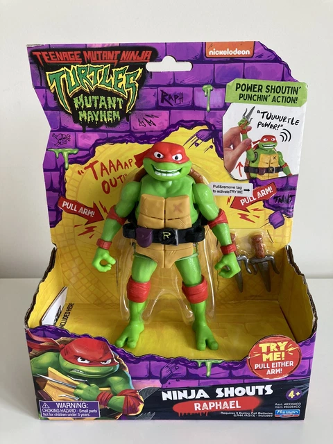 TEENAGE MUTANT NINJA Turtles Mutant Mayhem Raphael TMNT Ninja Shouts ...