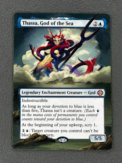 THASSA, GOD OF the Sea MTG Le caverne perdute di Ixalan dipinte a mano ...