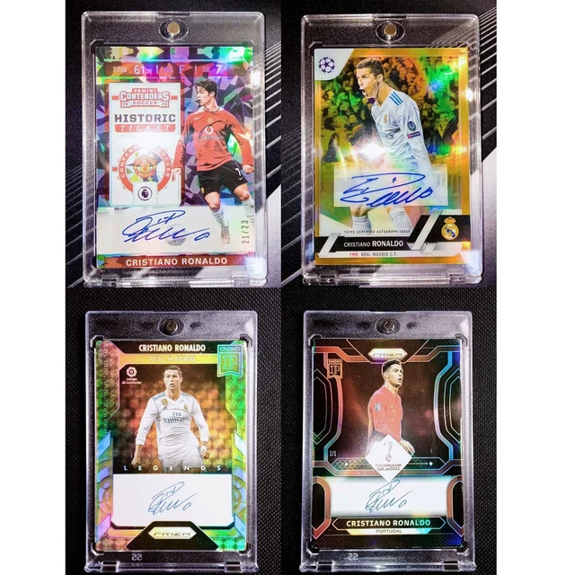 NEW RONALDO MESSI signed the star card siuuu1/1 self-made collection ...