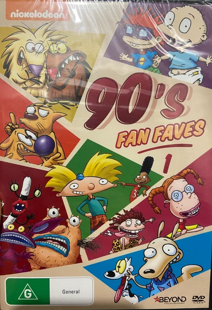 NICKELODEON 90'S FAN Faves Volume 1 NEW/sealed region 4 DVD (90s kids ...