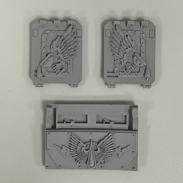 FORGE WORLD NIGHT Lords Rhino Doors Emblems Symbols Warhammer 40K Resin ...