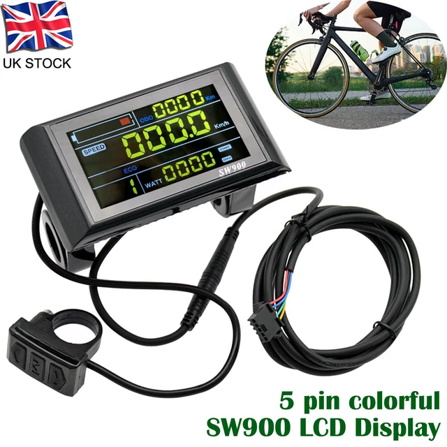 E-BIKE SW900 LCD Display Control Panel Electric Bicycle Speed Meter ...