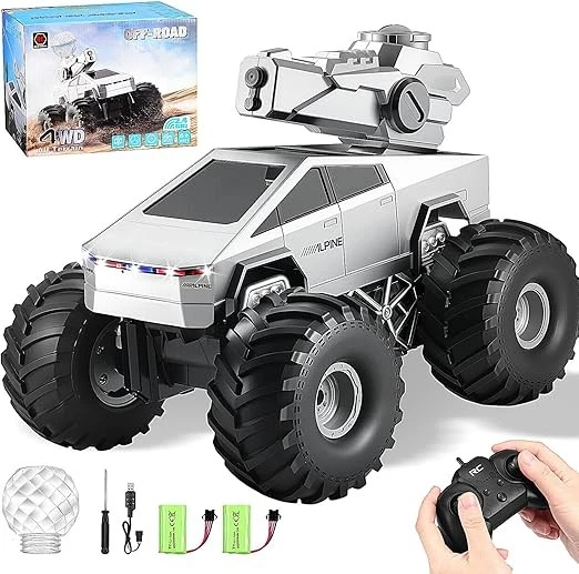 REMOTE CONTROL CARS RC Car Monster Truck Toy Car 1:16 Amphibious Remote ...