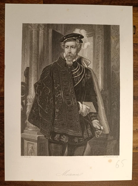 MORTIMER IN ENGRAVING Of The Nineteenth Century Dimensions 20 Cm X 14 ...