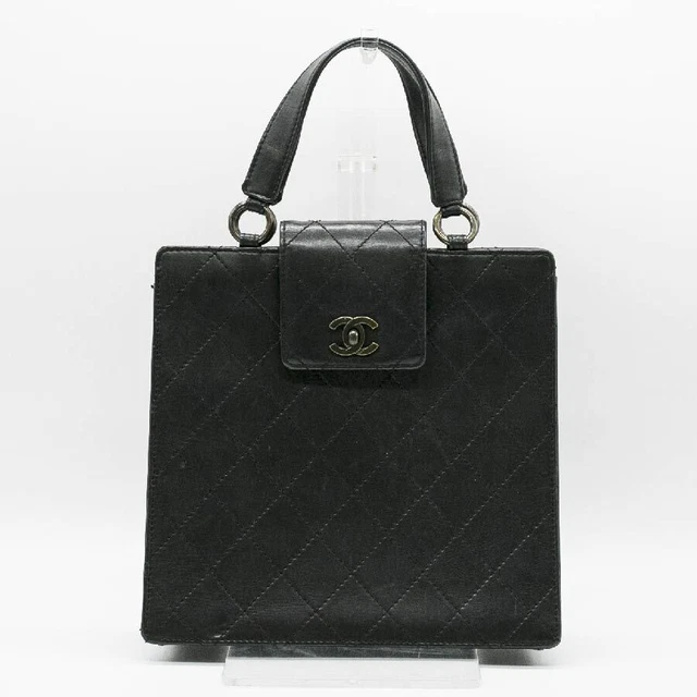 BORSA A MANO originale CHANEL Matelasse marchio COCO in pelle - PD322 ...