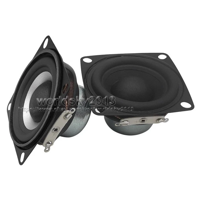2& INCH 53MM 4/8Ohm 12W Full Range Speaker Driver Desktop Wideband ...