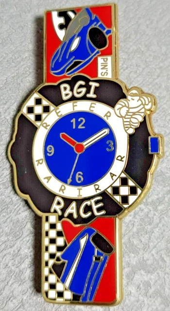 1 PIN'S RARE Montre Watch Doree Au Choix Race Ferrari Creation Qualite Arthus! EUR 3,99 ...