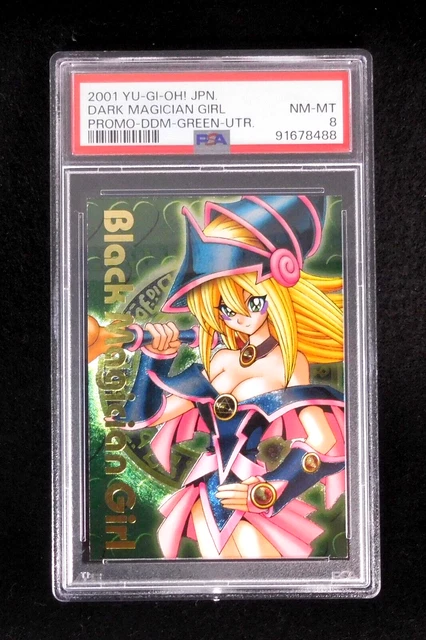 PSA 8 YU-GI-OH Dark Magician Girl Green Ultimate Rare Holo Japanese DDM Promo EUR 166,16 ...