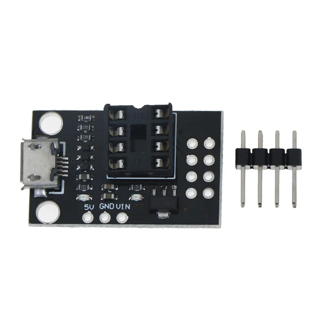 DEVELOPMENT PROGRAMMER BOARD for ATtiny13A/ATtiny25/ATtiny85/ATtiny45 ...