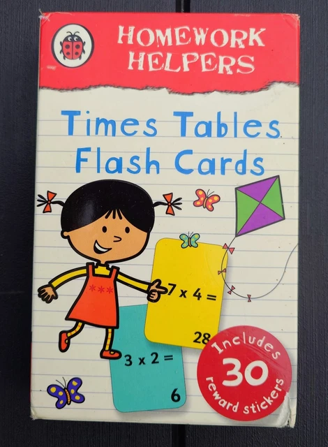 TIMES TABLES FLASH Cards Homework Helpers Ladybird £2.79 - PicClick UK