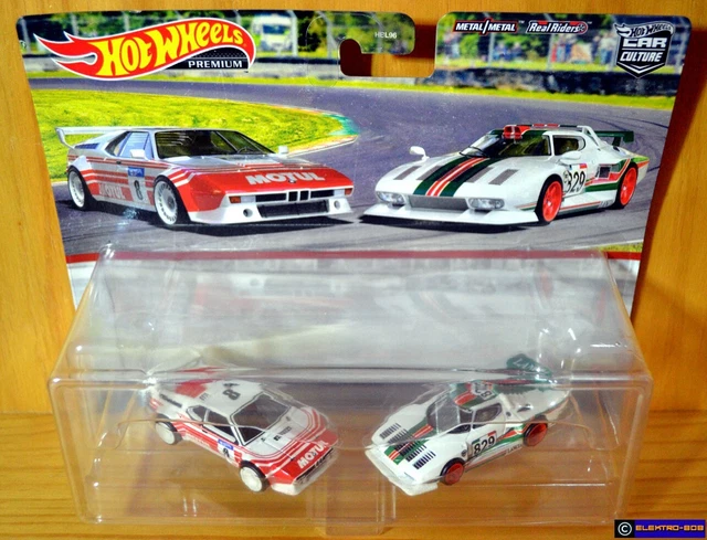 HOT WHEELS BMW M1 & Lancia Stratos Group 5 2 pack - Car Culture - New ...