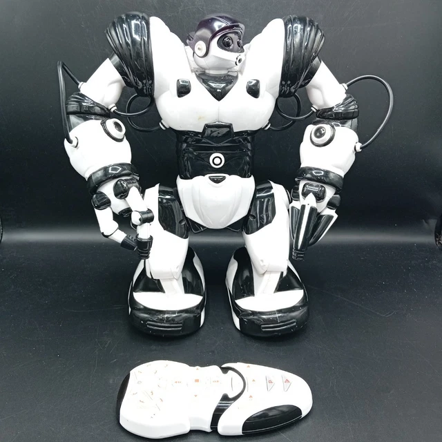 WOWWEE ROBOSAPIEN 14& Remote Control Robot White Black FLT05-TR £9.99 ...