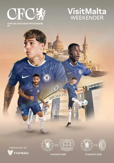 CHELSEA V BAYER Leverkusen / AC Milan 25/26 programme £7.99 - PicClick UK
