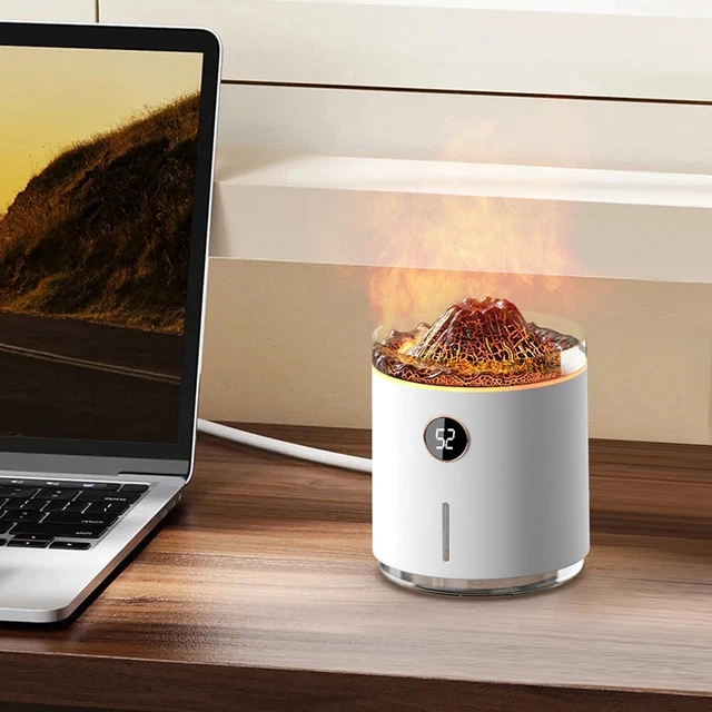 DIFFUSEUR D'HUILES ESSENTIELLES avec mode flamme technologie avancée de ...