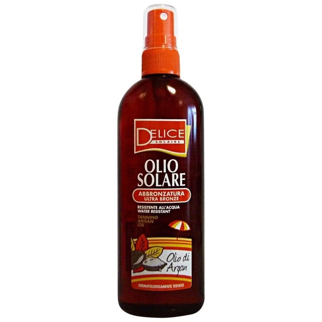 DELICE SOLAIRE 150 Ml. Spray Huile Argan Ultra Bronze EUR 18,93 ...