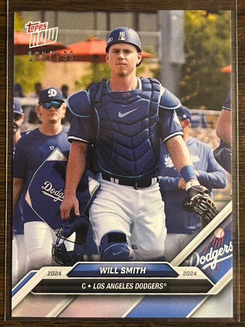 2024 TOPPS NOW #OD-276 Will Smith Los Angeles Dodgers PEARL 168/199 EUR ...