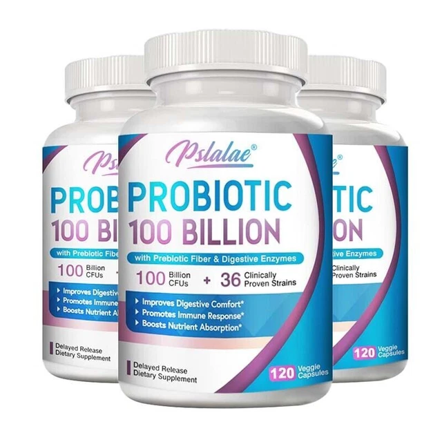 PROBIOTIC 100 BILLION 150mg - with Prebiotic, Immune Health, Digestive ...