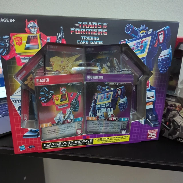TRANSFORMERS TCG, BLASTER VS SOUNDWAVE and Bumblebee vs Megatron ...