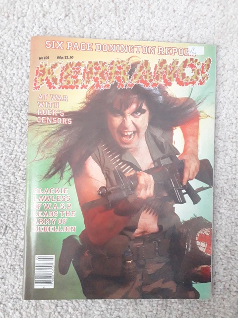 Kerrang Magazine Issue 102 Wasp £799 Picclick Uk