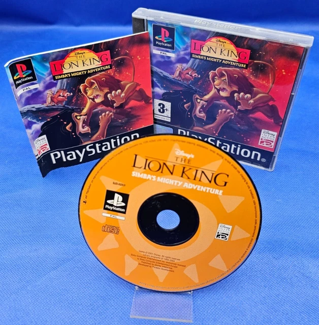 DISNEYS THE LION King Simba's Mighty Adventure PS1 PlayStation 1 Game ...